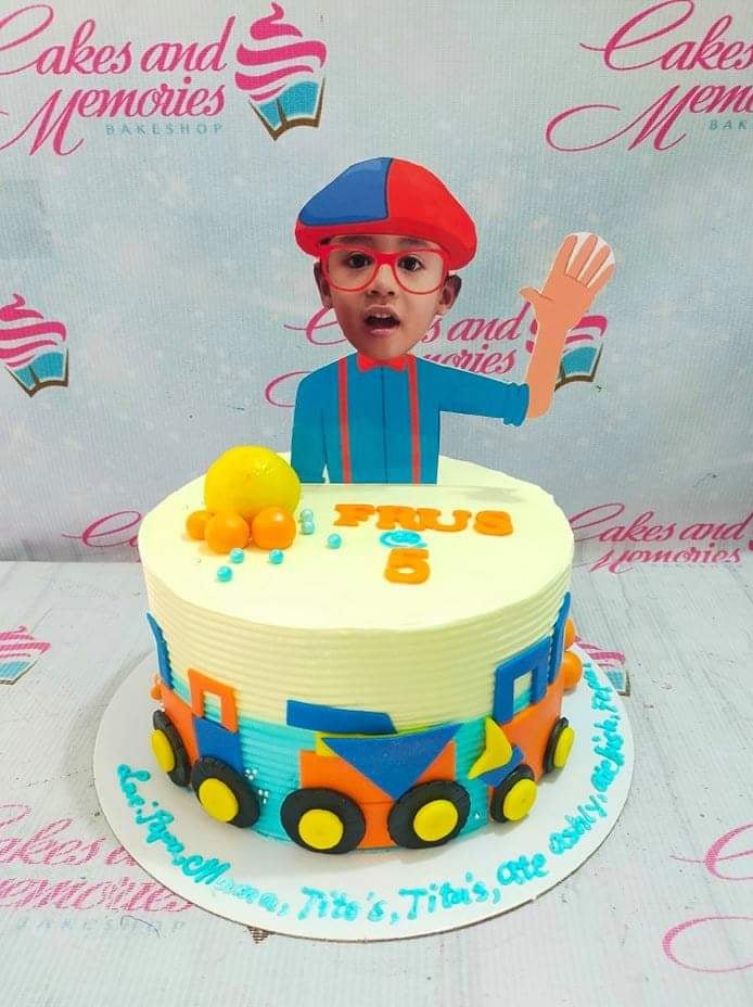 Blippi Cake - 1103 – Cakes and Memories Bakeshop
