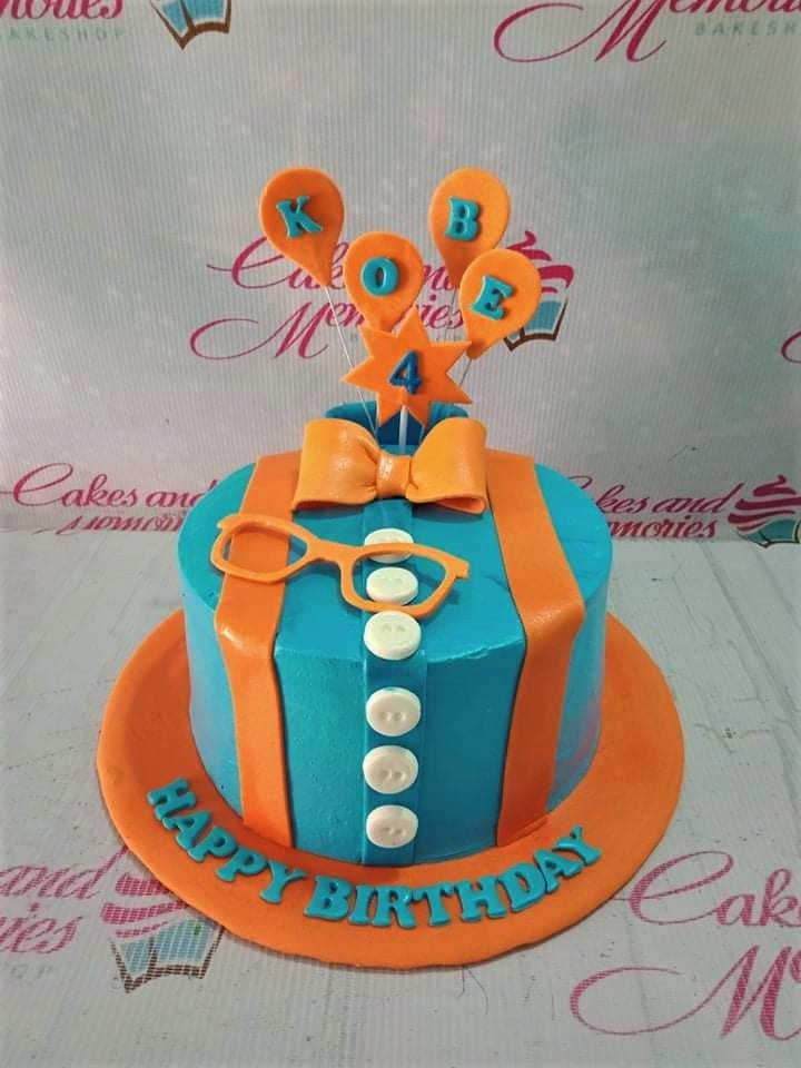 Blippi Cake - 1105 – Cakes and Memories Bakeshop