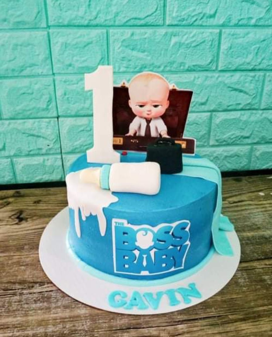 Boss Baby Cake - 1114 – Cakes and Memories Bakeshop