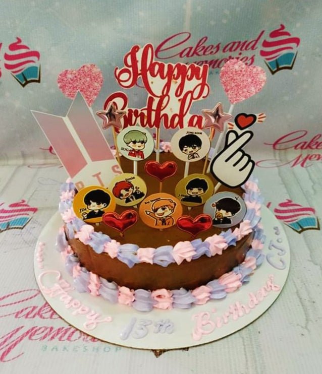 BTS Cake - 1108 – Cakes and Memories Bakeshop
