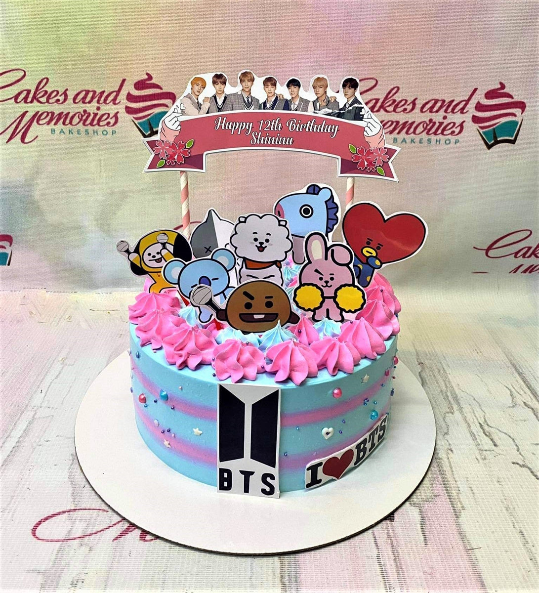 BTS Cake - 1144 – Cakes and Memories Bakeshop