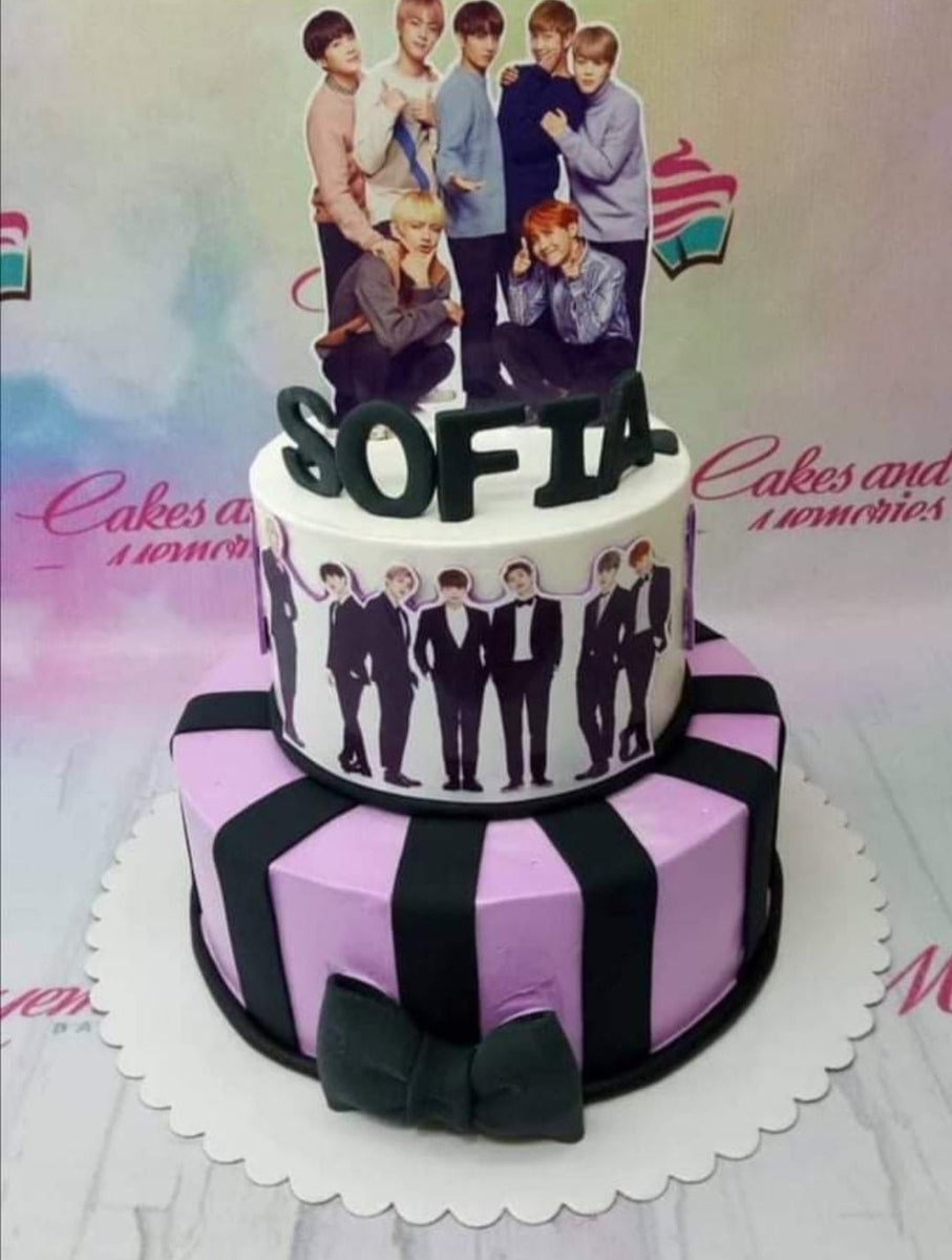BTS Cake - 2201 – Cakes and Memories Bakeshop