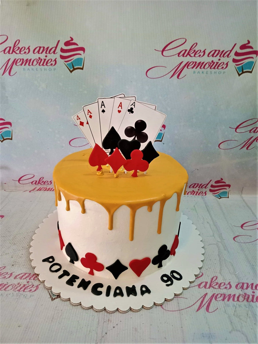 Cards Cake - 1107 – Cakes and Memories Bakeshop