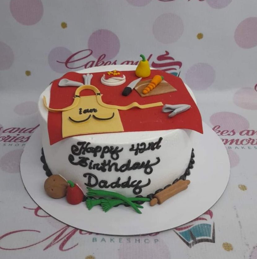 Chef Cake - 1109 – Cakes and Memories Bakeshop