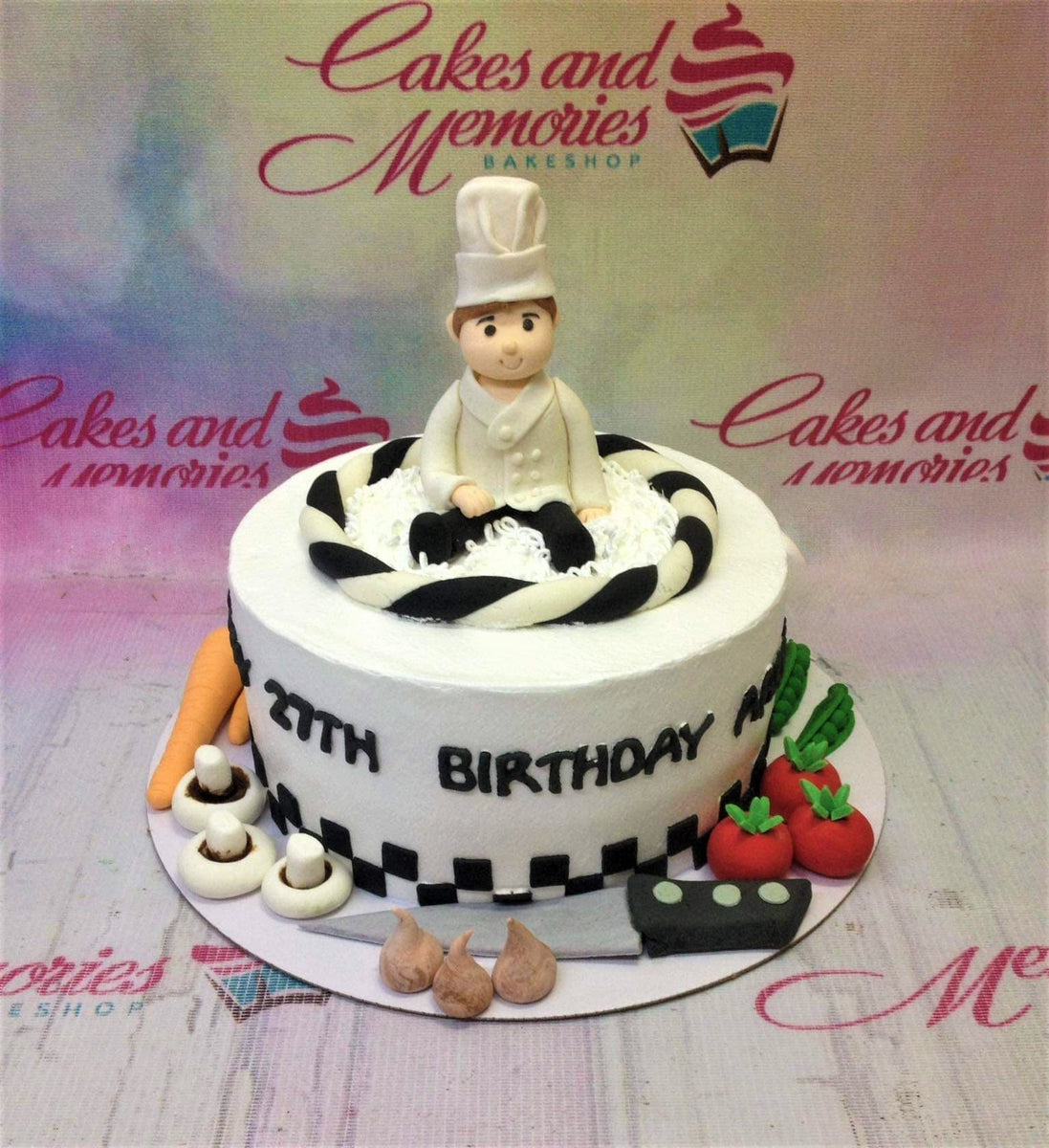 Chef Cake - 1112 – Cakes and Memories Bakeshop