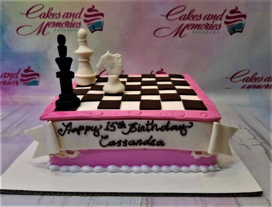 Chess Cake - 5102 – Cakes and Memories Bakeshop