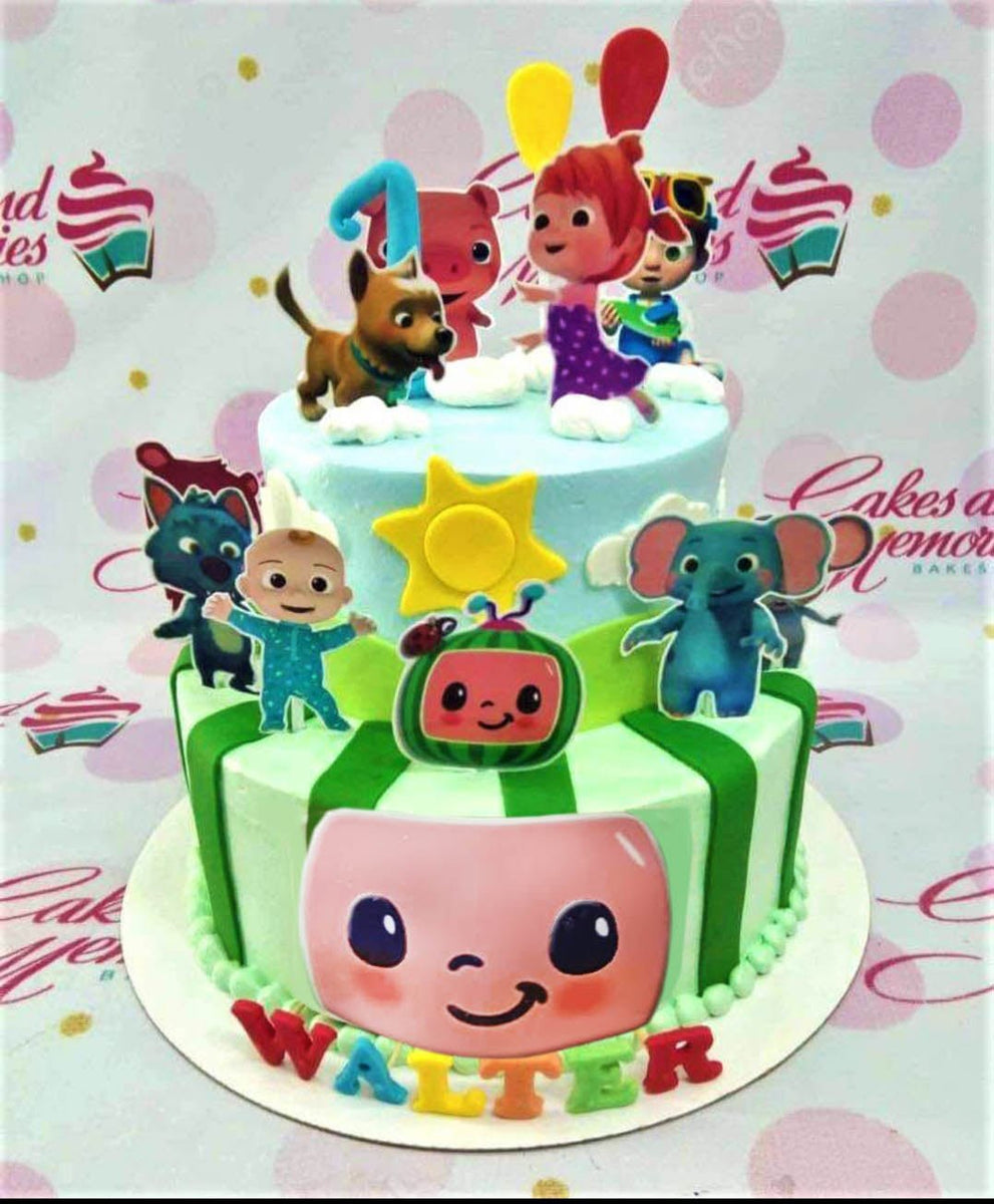 Cocomelon Cake - 2201 – Cakes and Memories Bakeshop