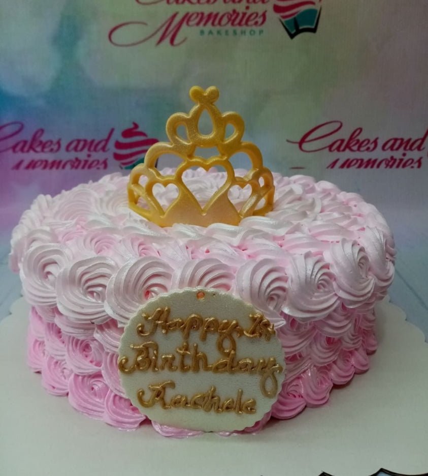 Crown Cake - 1108 – Cakes and Memories Bakeshop