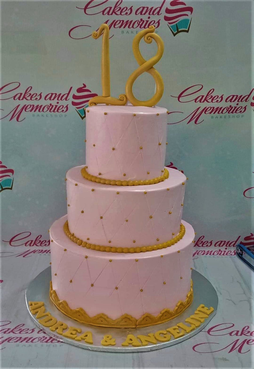Debut Cake - 3274 – Cakes and Memories Bakeshop