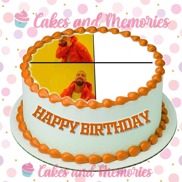 Drake Meme Cake – Cakes and Memories Bakeshop