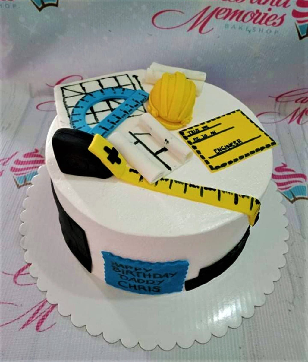 Engineer Cake - 1101 – Cakes and Memories Bakeshop