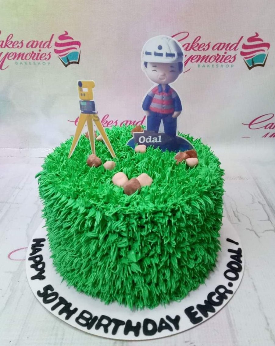 Engineer Cake - 1103 – Cakes and Memories Bakeshop