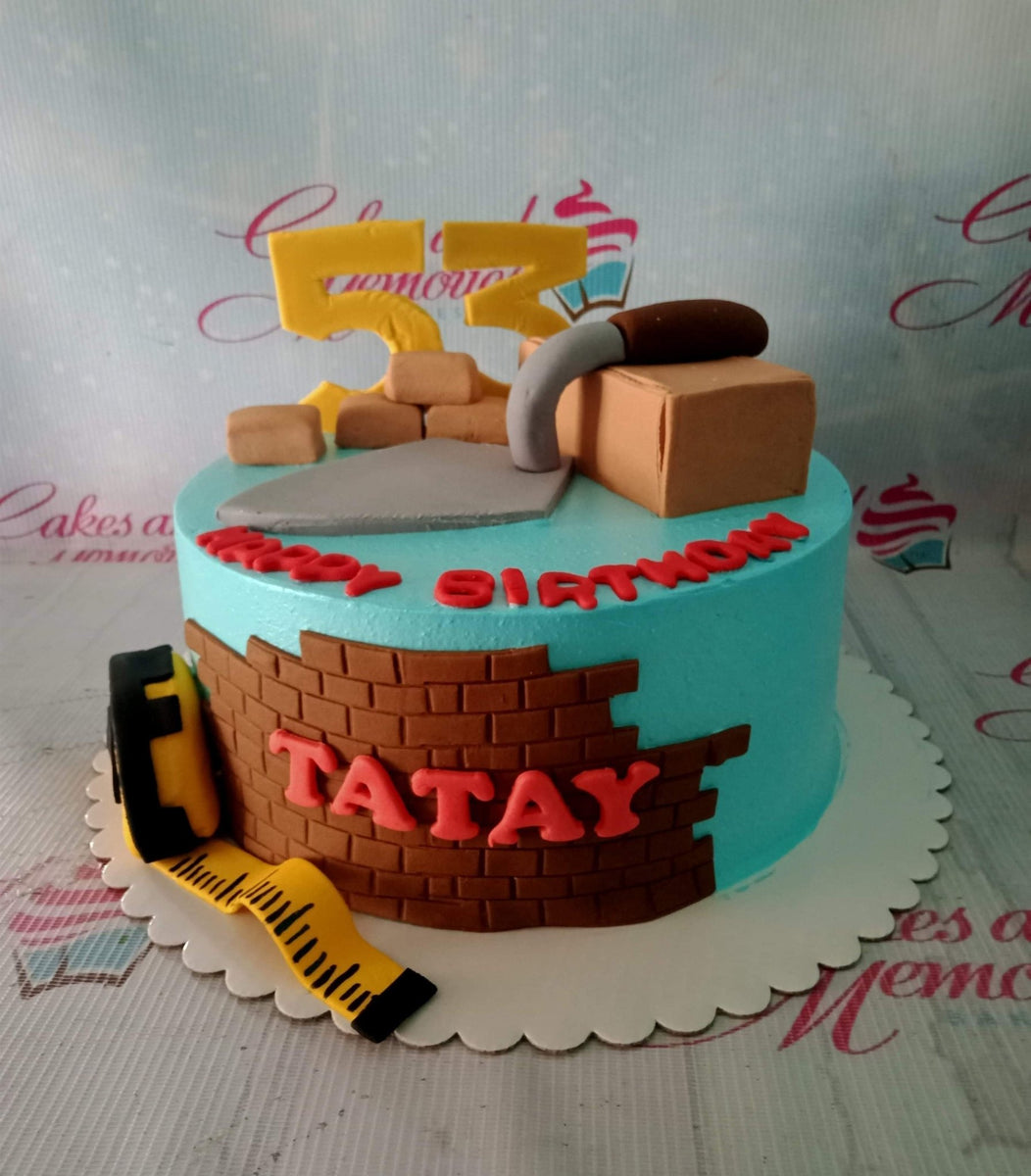 Engineer Cake - 1111 – Cakes and Memories Bakeshop