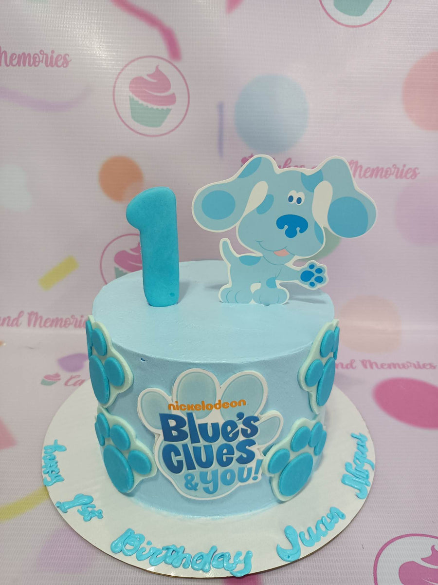 Blues Clues Cake - 1103 – Cakes and Memories Bakeshop