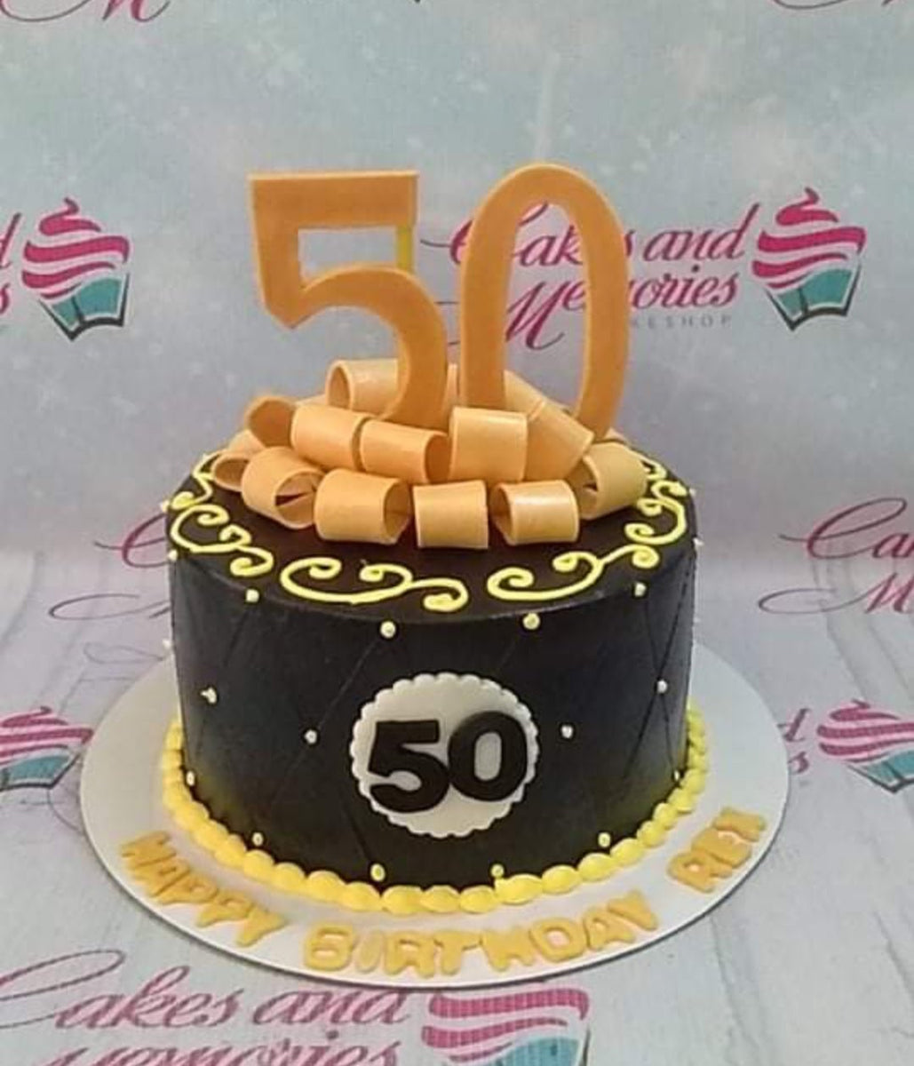 Fifty Cake - 1115 – Cakes and Memories Bakeshop