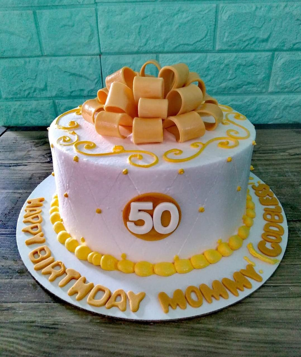 Fifty Cake - 1116 – Cakes and Memories Bakeshop