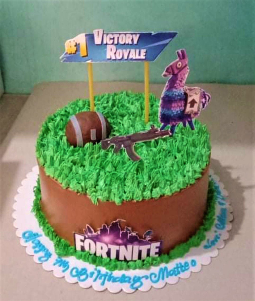 Fortnite Cake - 1103 – Cakes and Memories Bakeshop