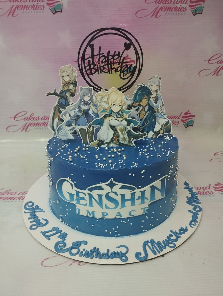 Genshin Impact Cake - 1101 – Cakes and Memories Bakeshop