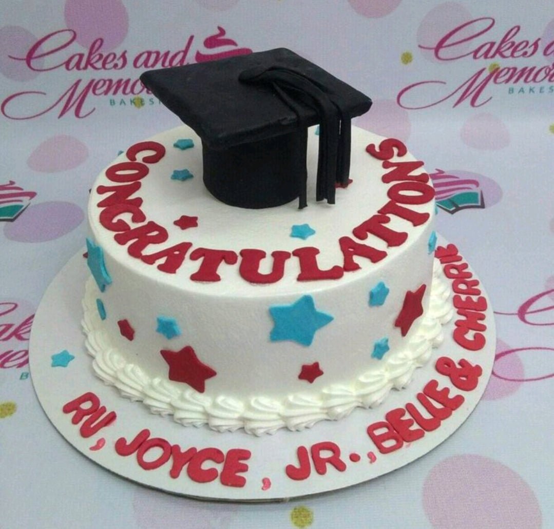 Graduation Cake - 1105 – Cakes and Memories Bakeshop