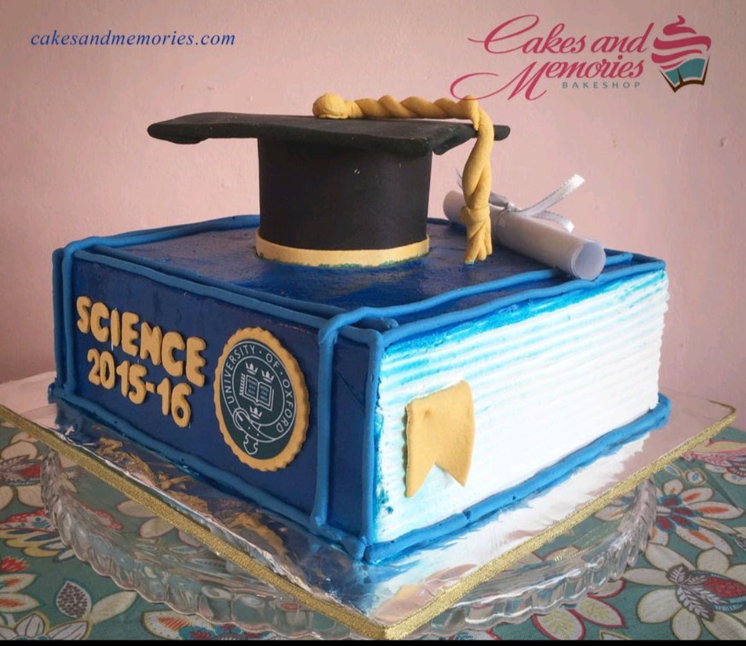 Graduation Cake - 5305 – Cakes and Memories Bakeshop