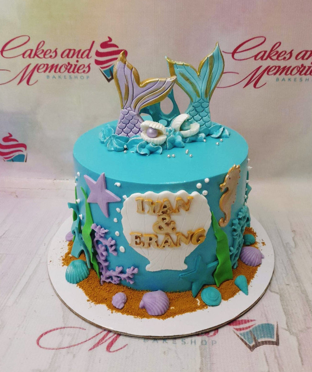 Mermaid Cake - 1104 – Cakes and Memories Bakeshop