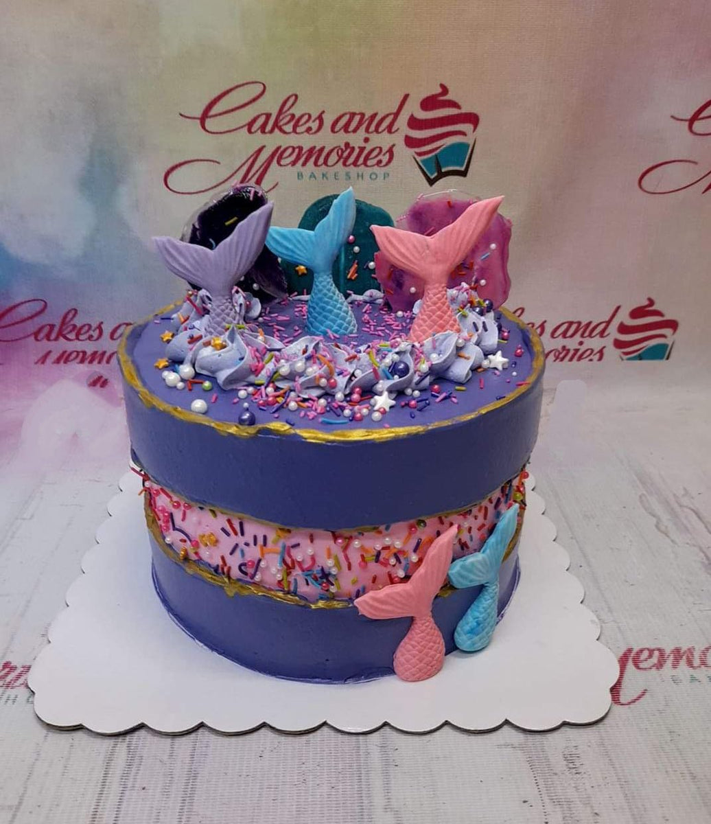 Mermaid Cake - 1107 – Cakes and Memories Bakeshop