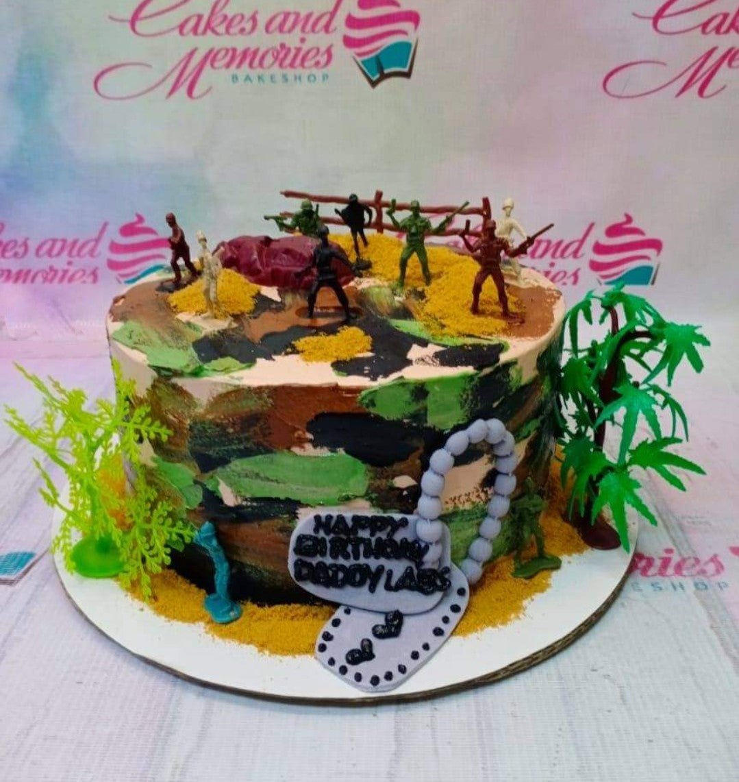 Military Cake - 1101 – Cakes and Memories Bakeshop