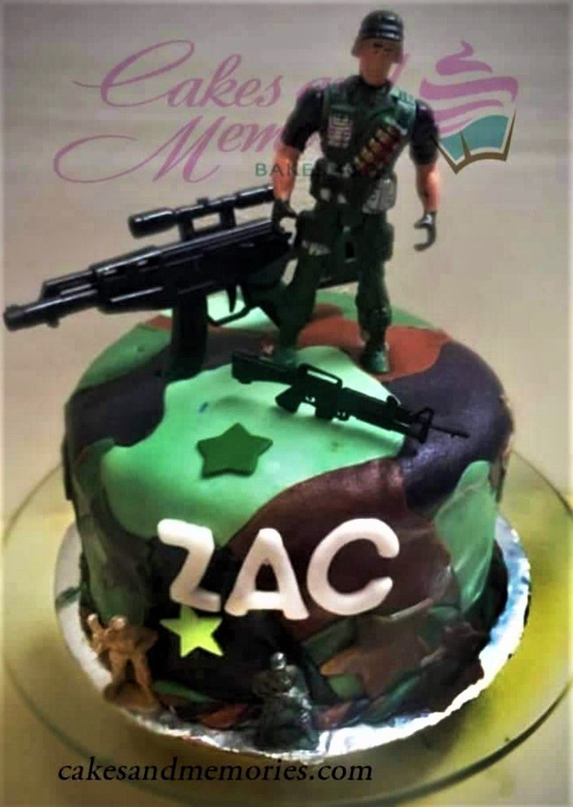 Military Cake - 1107 – Cakes and Memories Bakeshop
