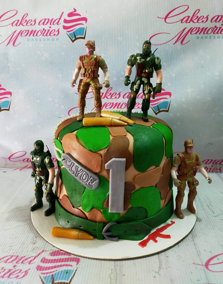 Military Cake - 1113 – Cakes and Memories Bakeshop
