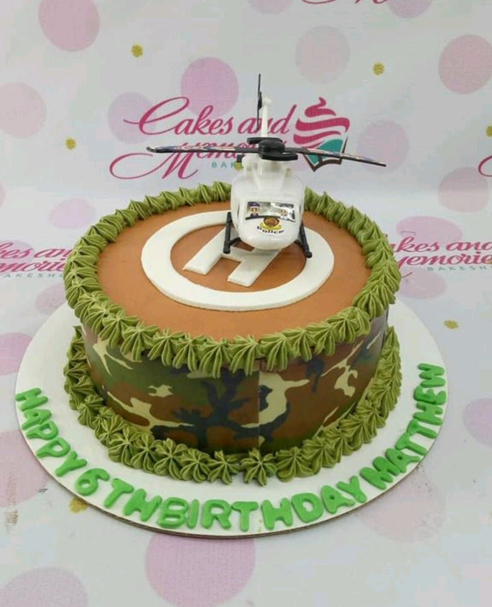 Military Cake - 1114 – Cakes and Memories Bakeshop