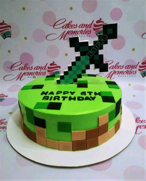 Minecraft Sword Cake Minecraft Cake 1104 – Cakes And Memories