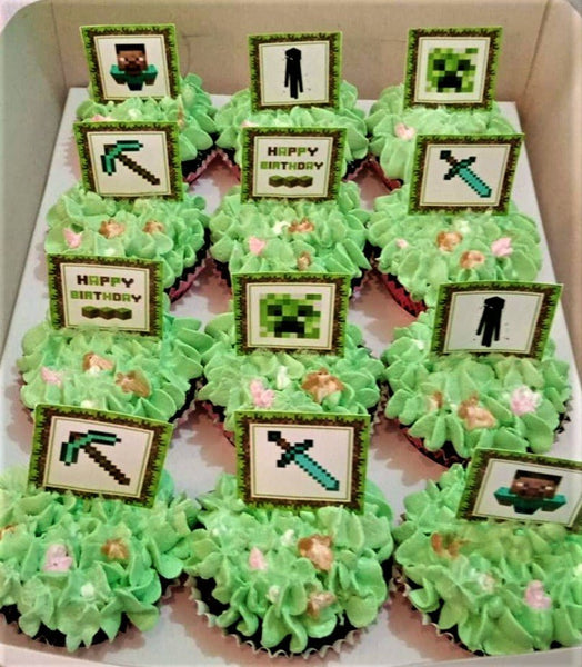 Minecraft Cupcakes Minecraft Cupcakes 7501 – Cakes And Memories