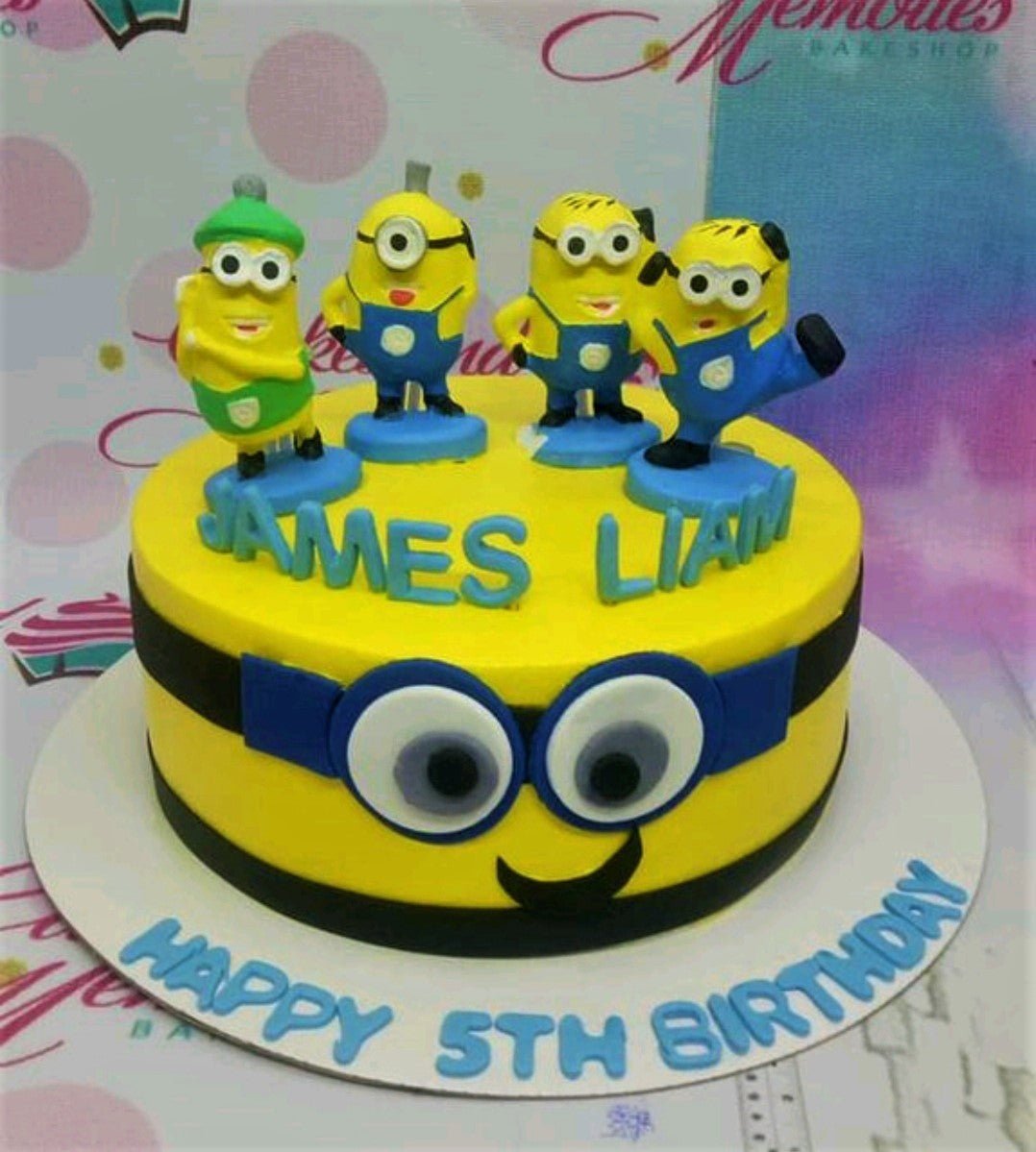 Minions Cake - 1109 – Cakes and Memories Bakeshop
