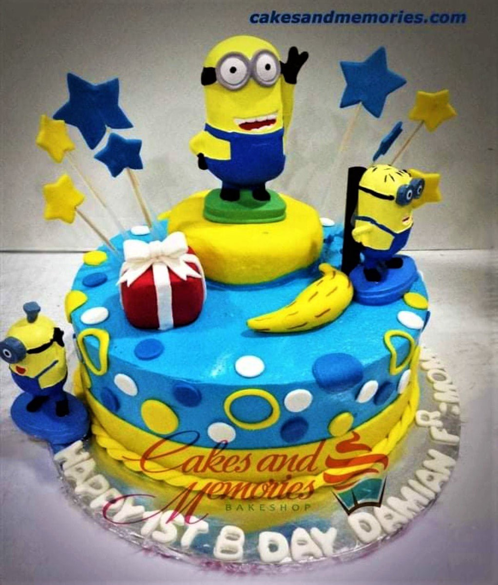 Minions Cake - 1118 – Cakes and Memories Bakeshop