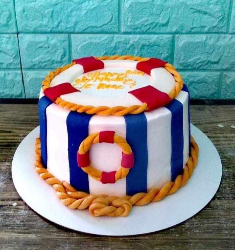 Nautical Cake - 1112 – Cakes and Memories Bakeshop
