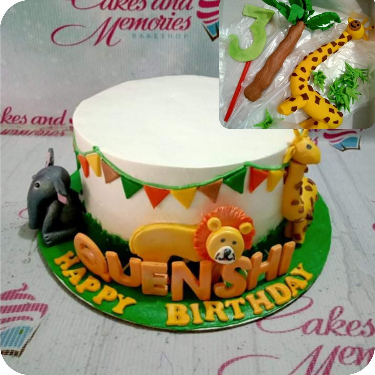 Safari Cake - 1106 – Cakes and Memories Bakeshop