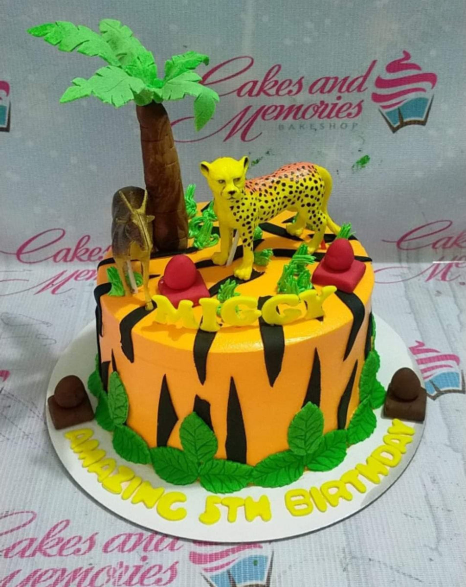 Safari Cake - 1113 – Cakes and Memories Bakeshop