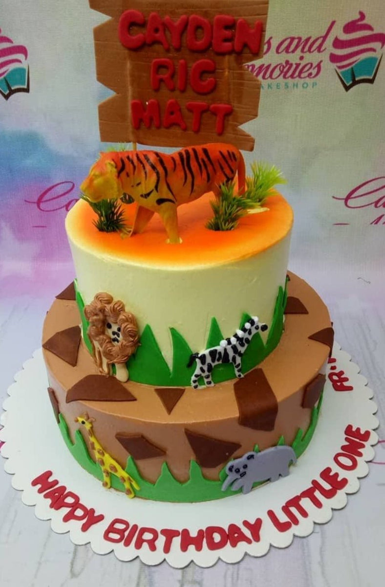 Safari Cake - 2211 – Cakes and Memories Bakeshop