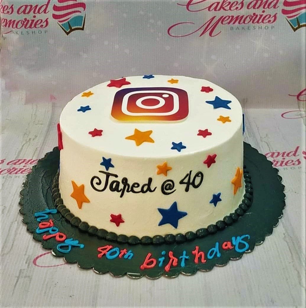 Social Media Cake - 1109 – Cakes and Memories Bakeshop