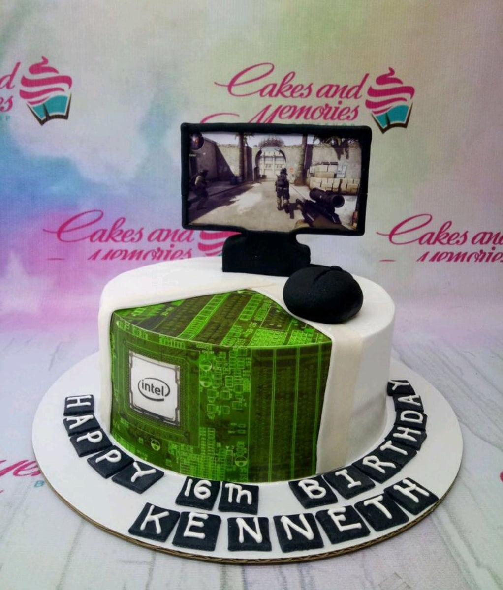 Social Media Cake - 1110 – Cakes and Memories Bakeshop