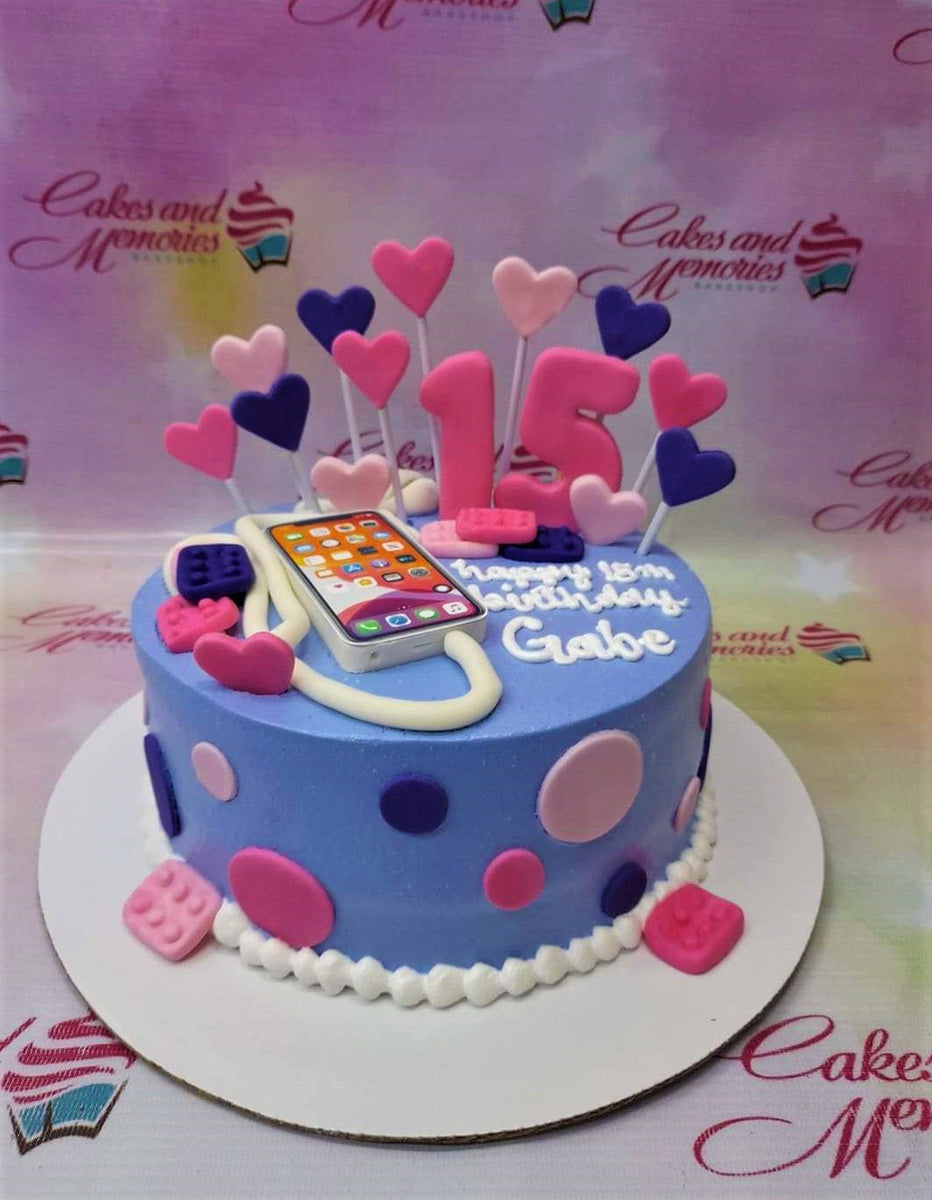 Social Media Cake - 1128 – Cakes and Memories Bakeshop