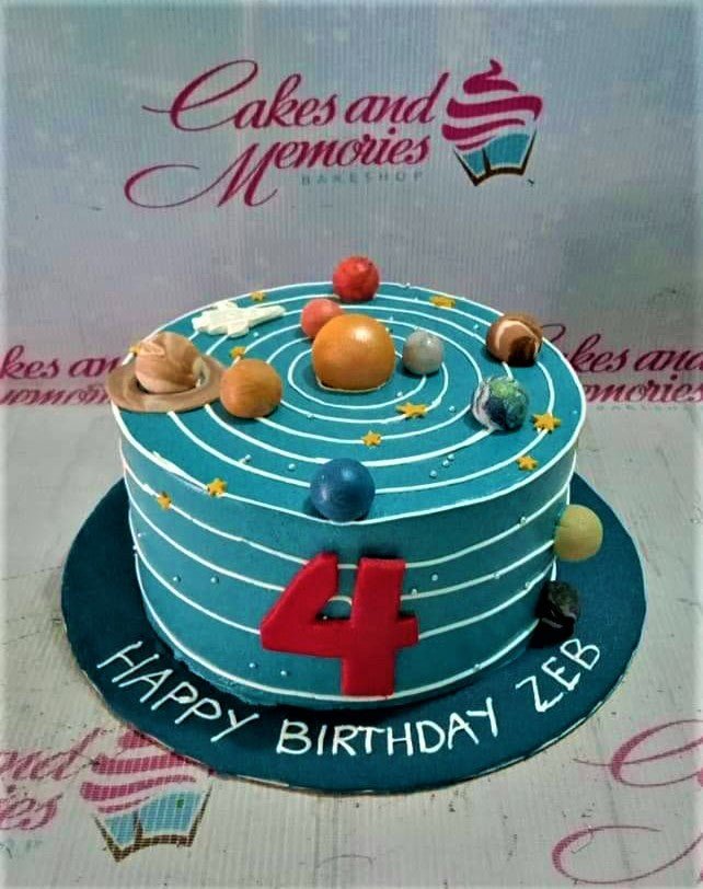 Space Cake - 1110 – Cakes and Memories Bakeshop