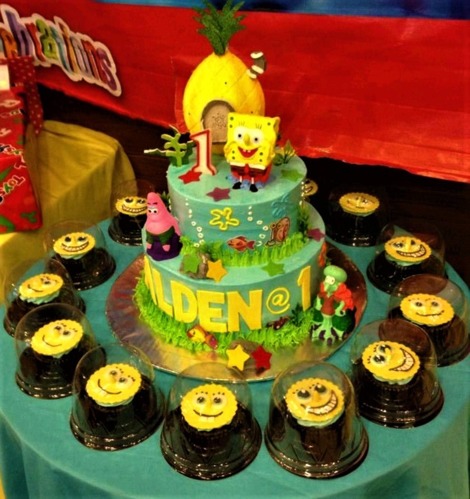 Spongebob Cake - 2202 – Cakes and Memories Bakeshop