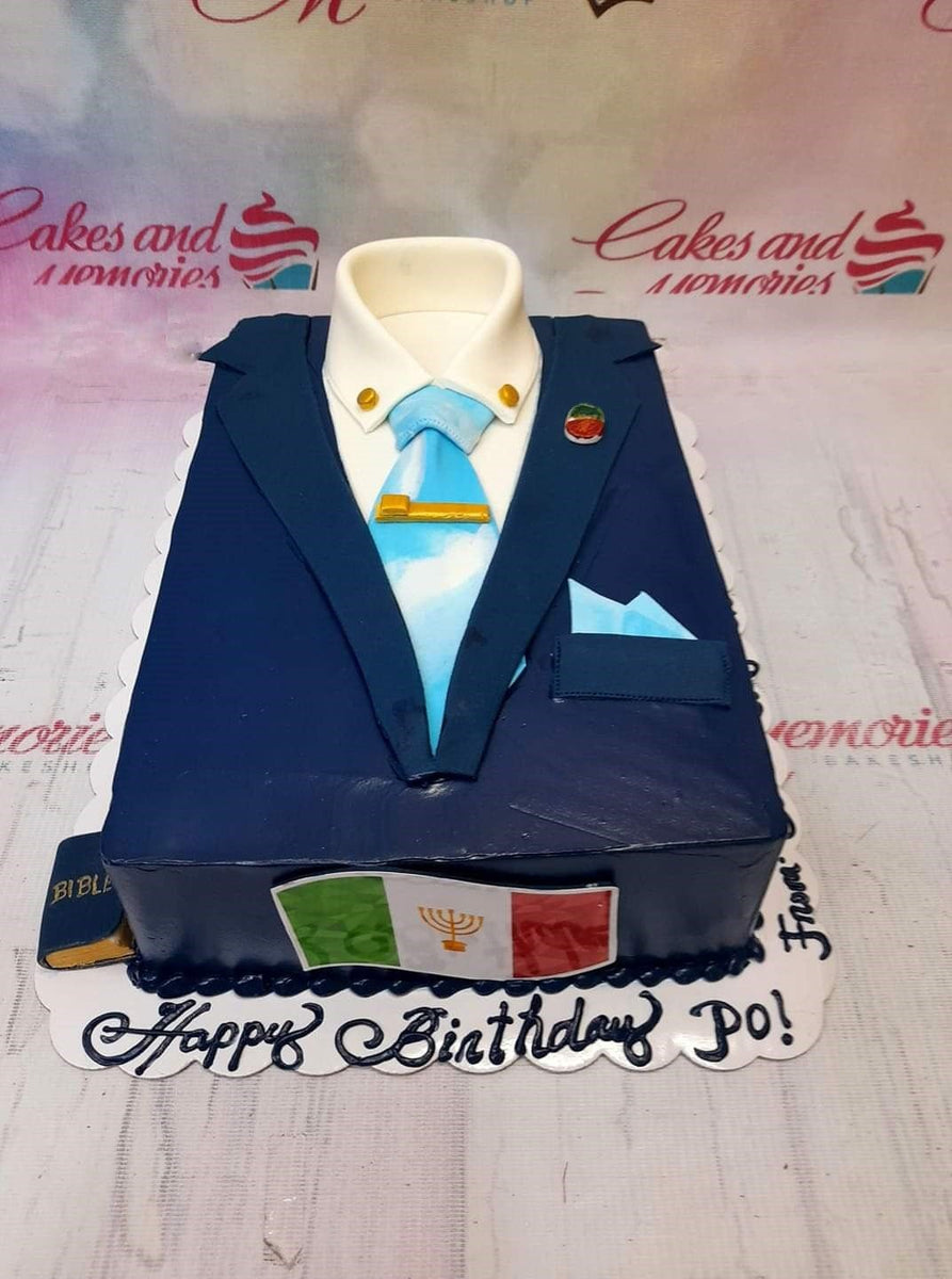 Suit Cake - 5301 – Cakes and Memories Bakeshop
