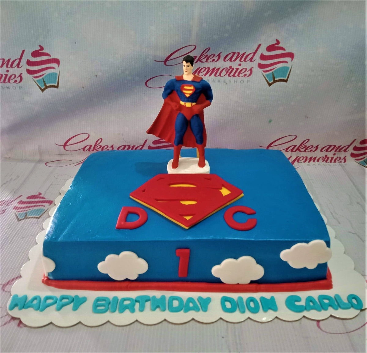 Superman Cake - 5303 – Cakes and Memories Bakeshop