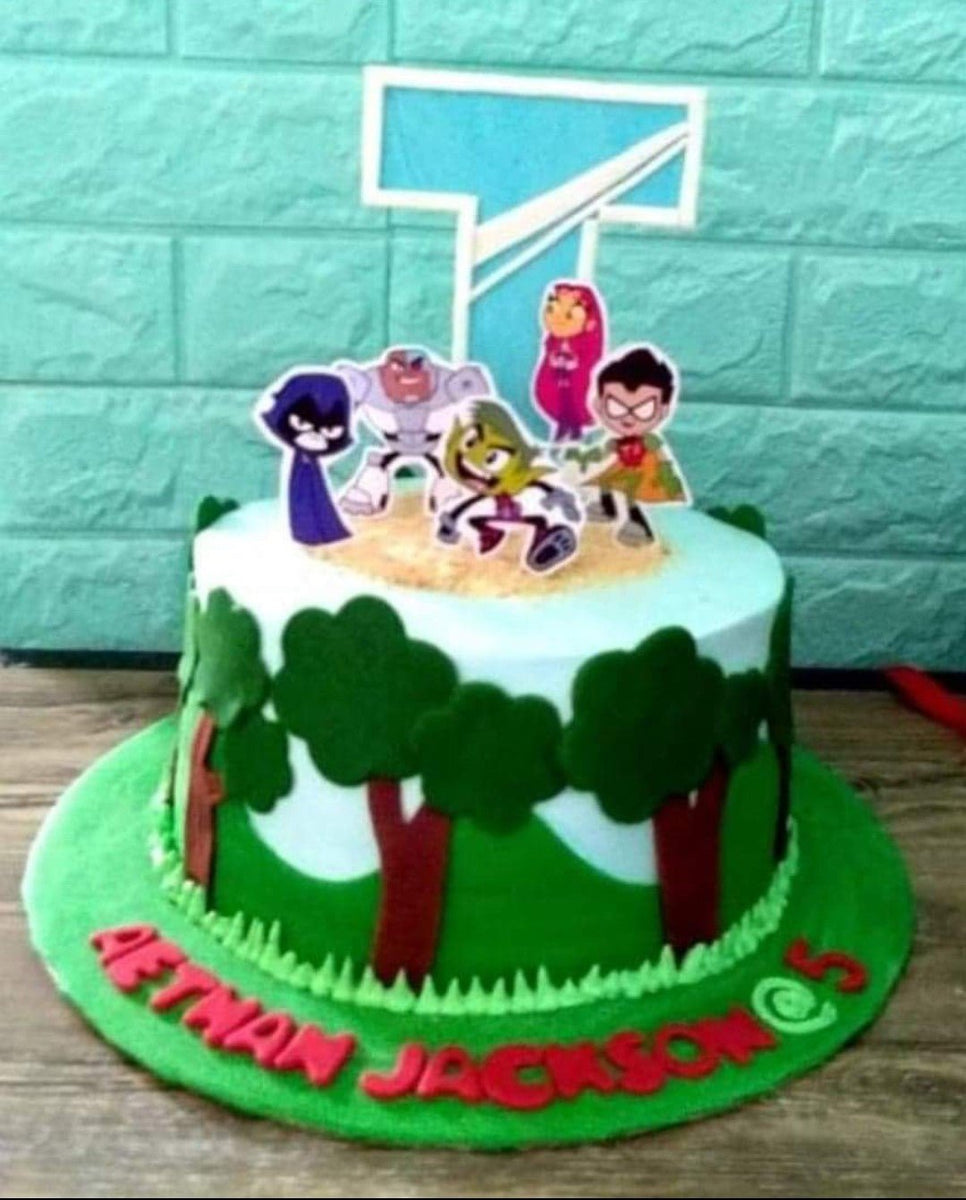 Teen Titans Cake - 1102 – Cakes and Memories Bakeshop