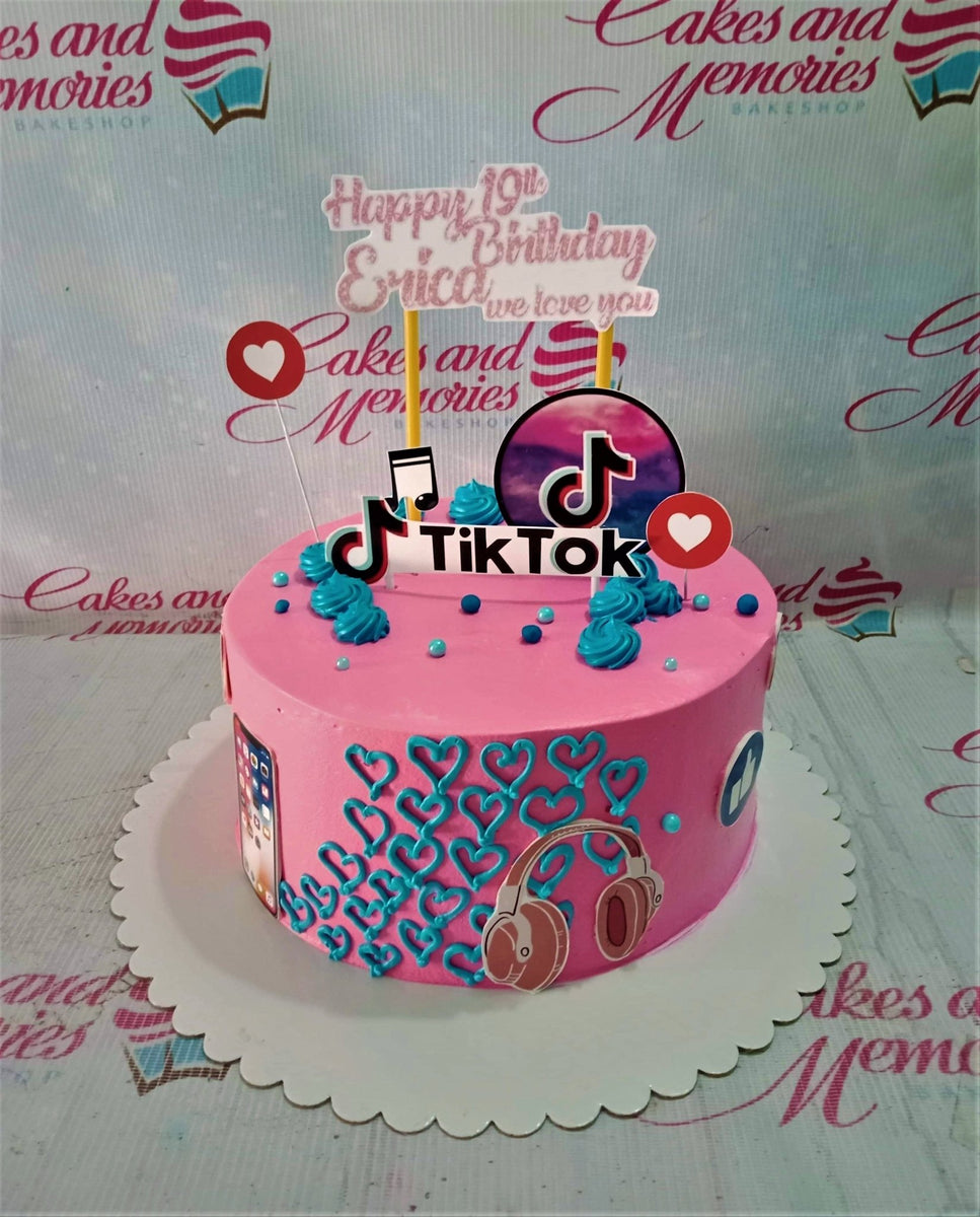 Tiktok Cake - 1107 – Cakes and Memories Bakeshop