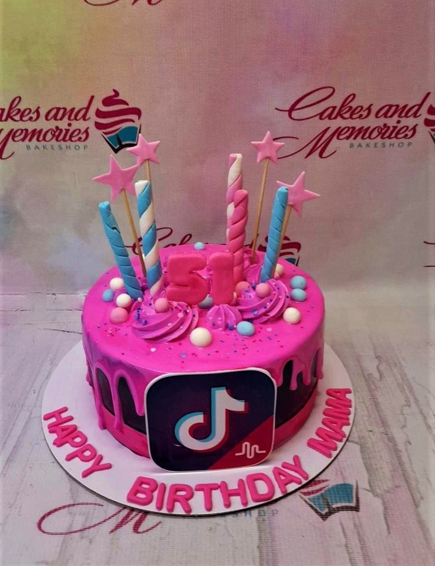 Tiktok Cake - 1110 – Cakes and Memories Bakeshop
