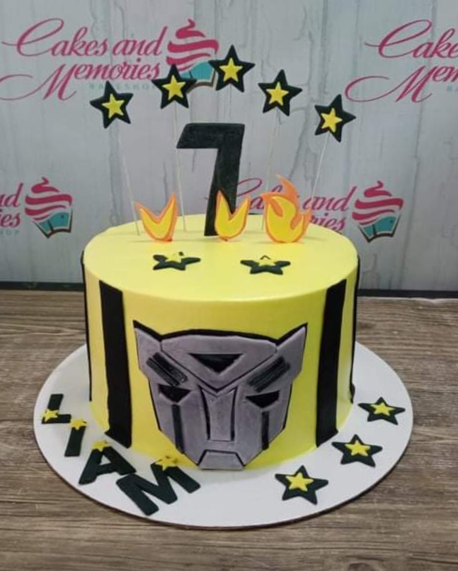 Transformers Cake - 1104 – Cakes and Memories Bakeshop