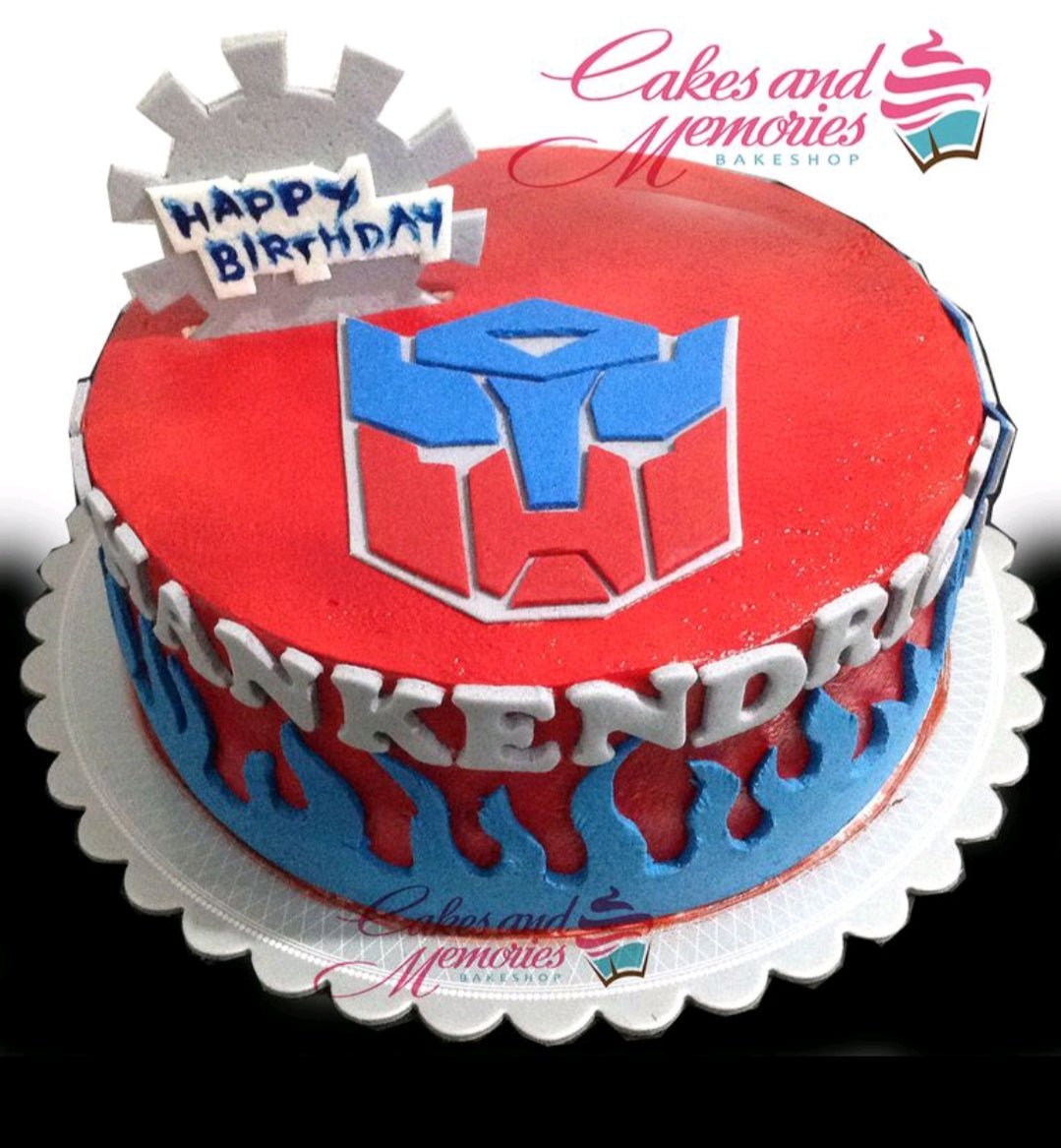 Transformers Cake - 1107 – Cakes and Memories Bakeshop